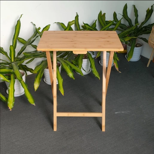 Outdoor Indoor Rectangular Bamboo Folding Table Manufacturers China ...